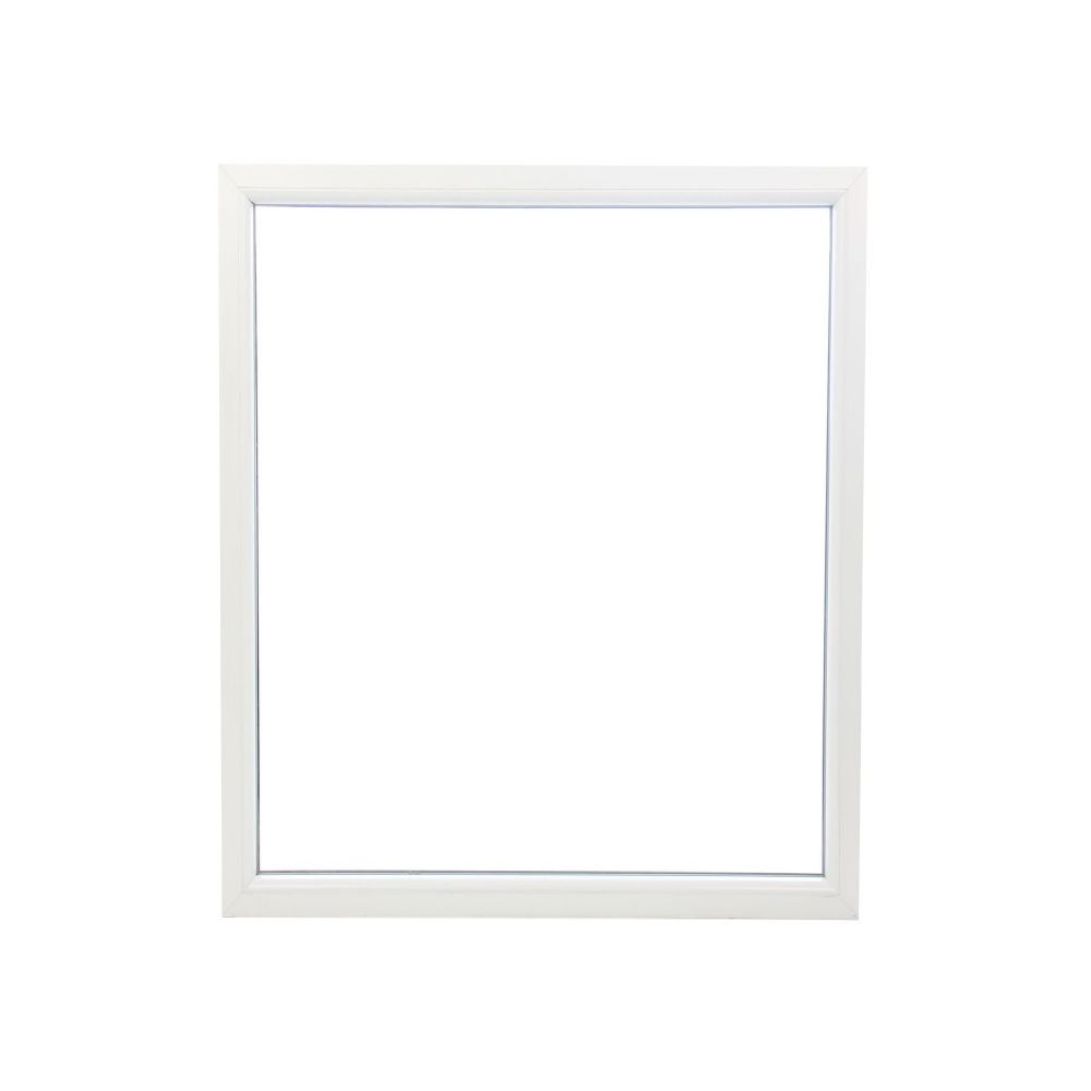 Fereastra PVC termopan, 5 camere, 100 x 116 cm, fixa, alba