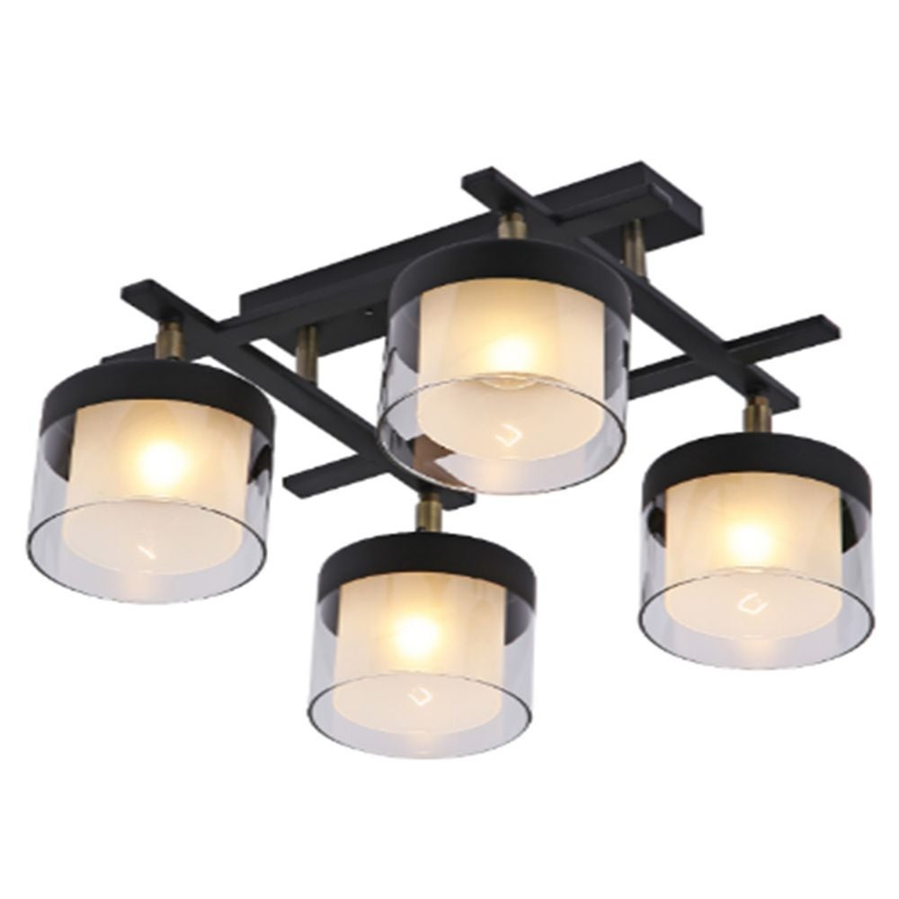 Lustra Beky, 4 x E27, negru