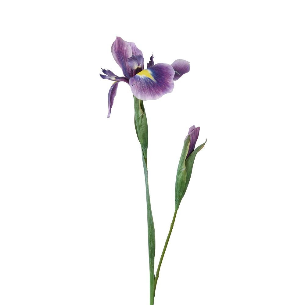 Floare artificiala, Iris, Ø 10cm H 78 cm, mov