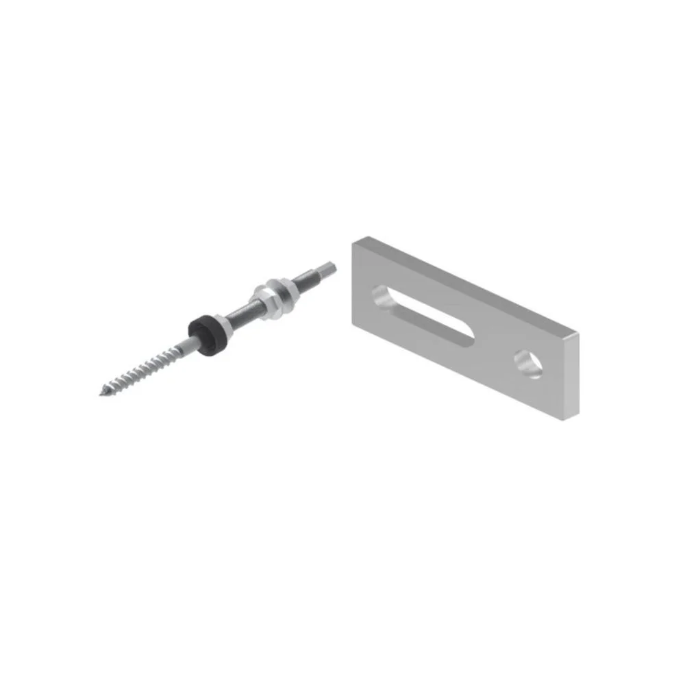 Surub inox si adaptor, Baks