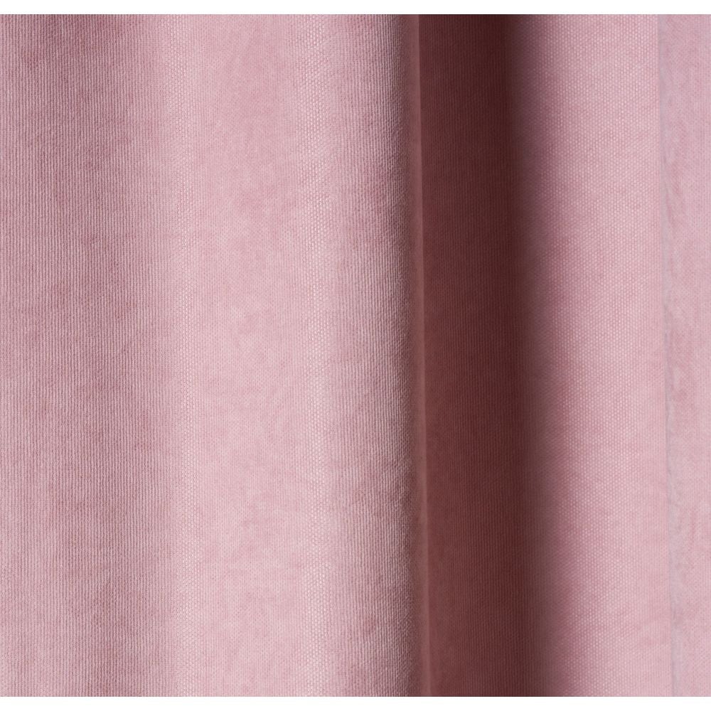 Draperie 200 x 245 cm, Zahra, cu inele, roz