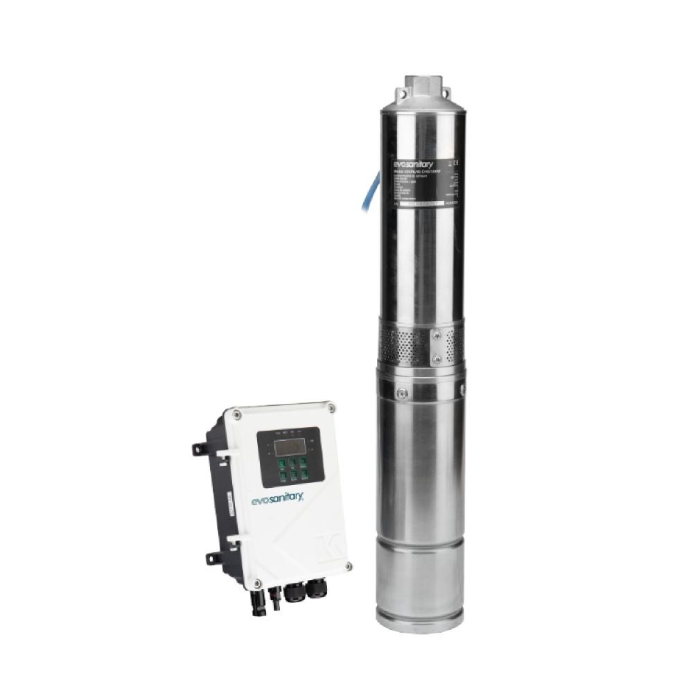 Pompa submersibila centrifugala multietajata pentru panou fotovoltaic ...