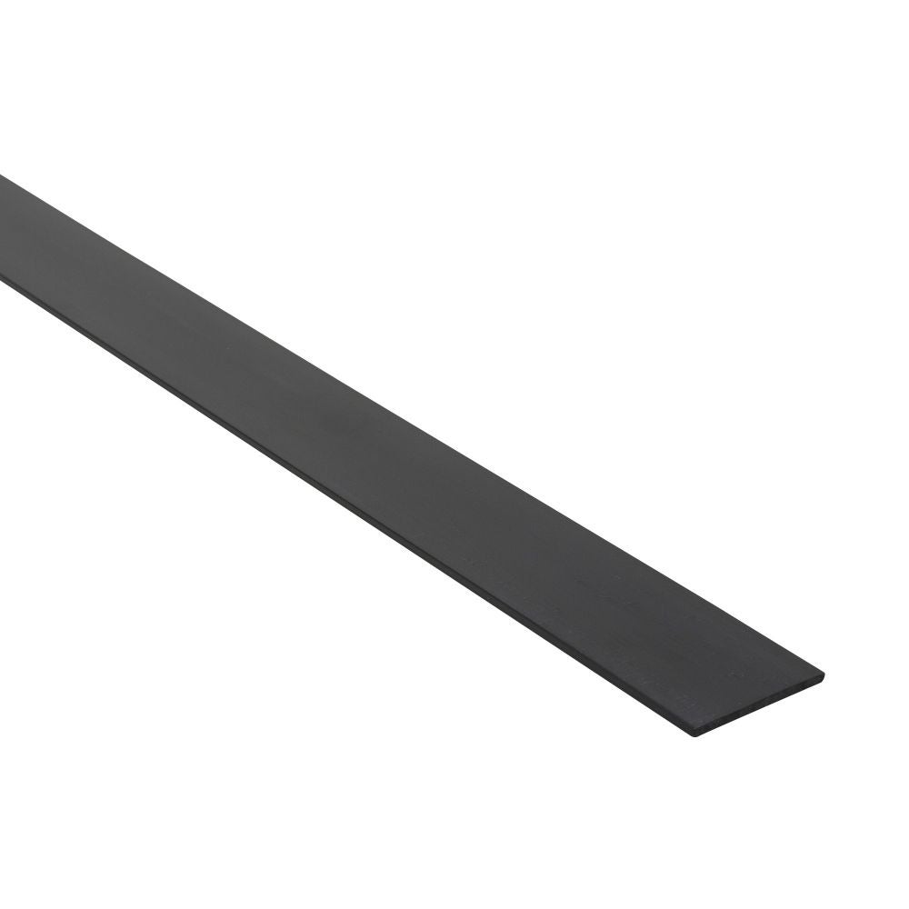 Platbanda PVC, 30 x 2 mm, L = 2.6 m, negru mat