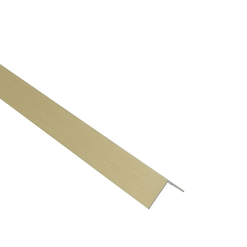 Cornier aluminiu periat anodizat, 20 X 20 X 1 mm, L = 2.5 m, alama