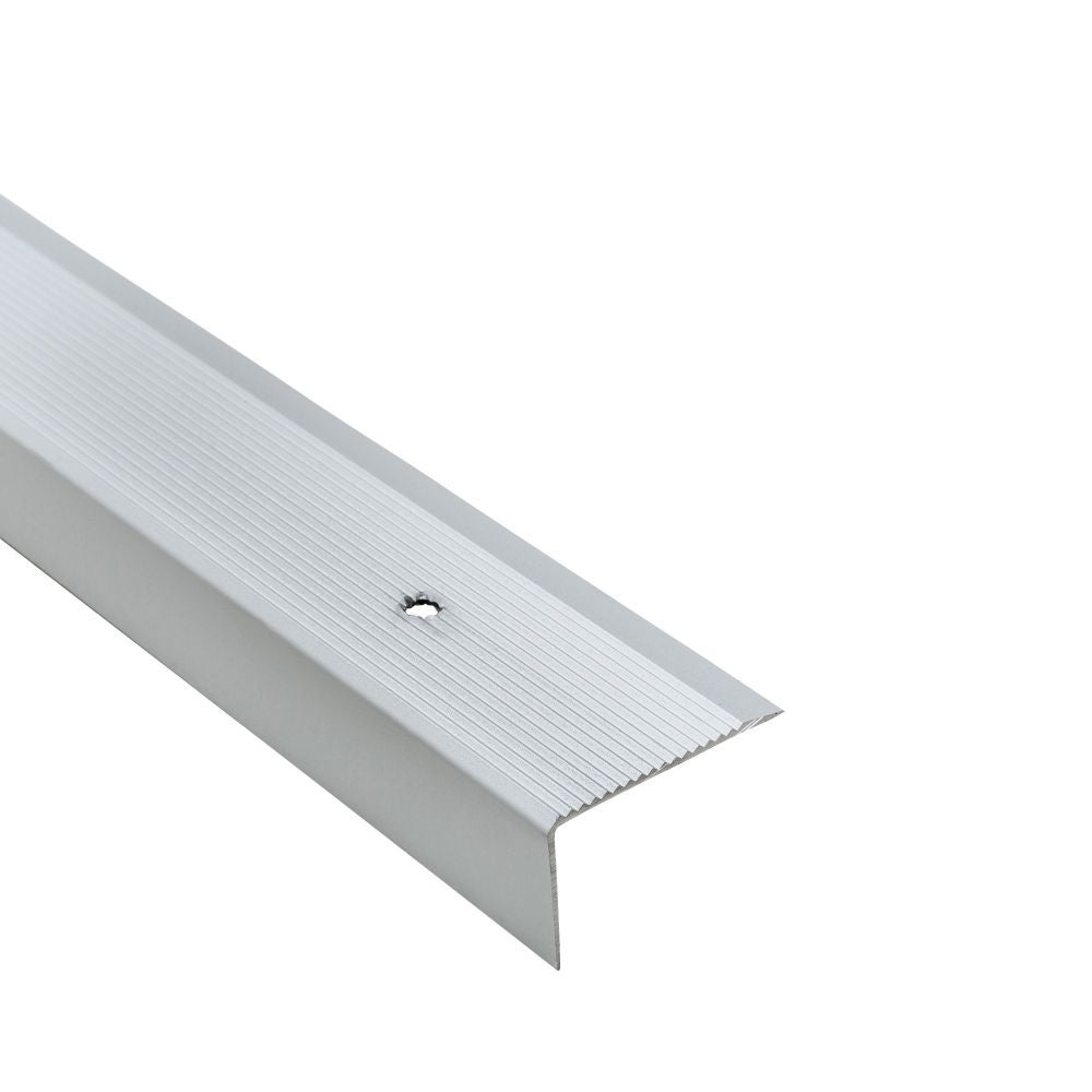 Cornier aluminiu anodizat, gaurit, 25 X 40 X 1.5 mm, L = 1 m