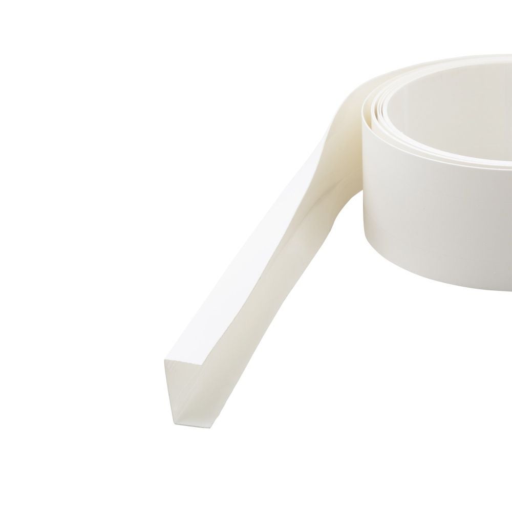 Profil U PVC flexibil, cu adeziv, 10 x 10 x 1 mm, L = 2.6 m