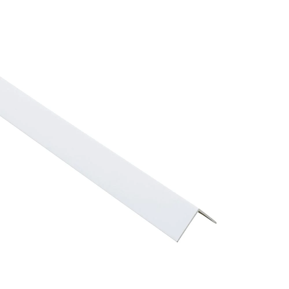 Cornier PVC, 20 X 20 X 1 mm, L = 2.6 m, alb mat