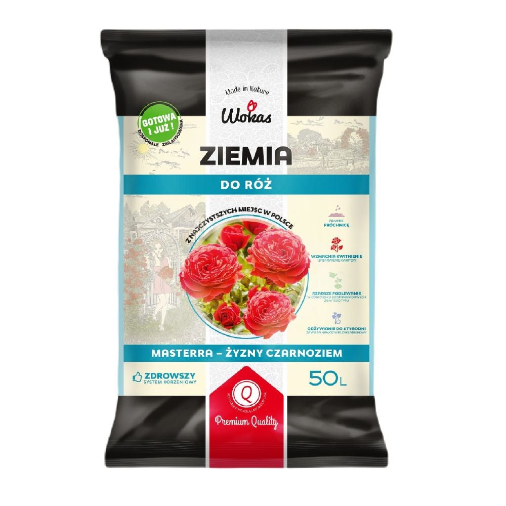 Substrat Masterra pentru trandafiri, Wokas, 50 L