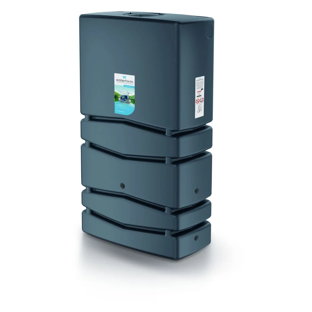 Vas colectare apa, de suprafata, 350 L, aqua tower, antracit