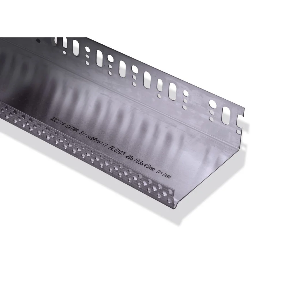 Profil tip "U" din aluminiu, 20 x 103 x 45 mm, grosime 1 mm, 2.5 m