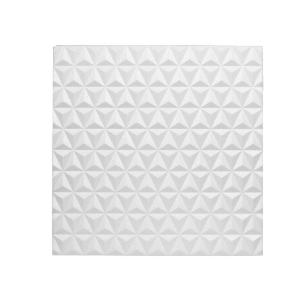 Tavan fals decorativ, polistiren extrudat, 50 x 50 cm, alb