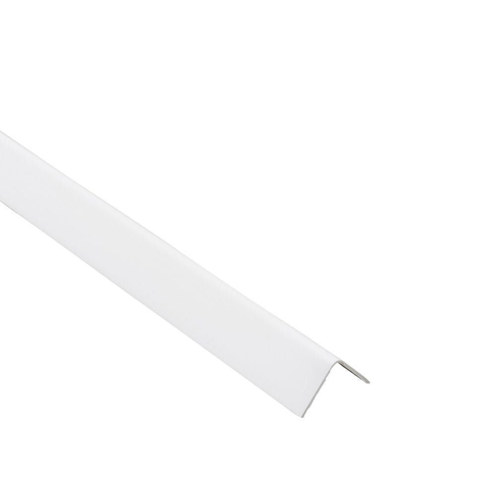 Cornier PVC, 20 X 20 X 1 mm, L = 1 m, alb mat