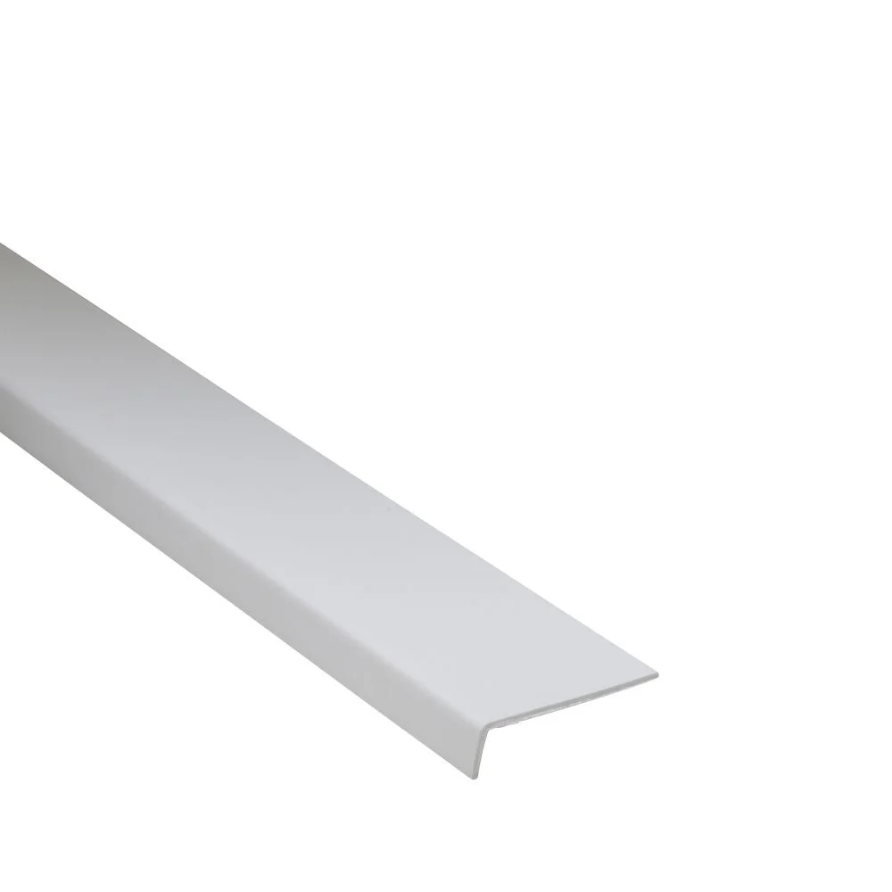 Cornier PVC, 40 X 10 X 1.5 mm, L = 2.6 m, alb mat