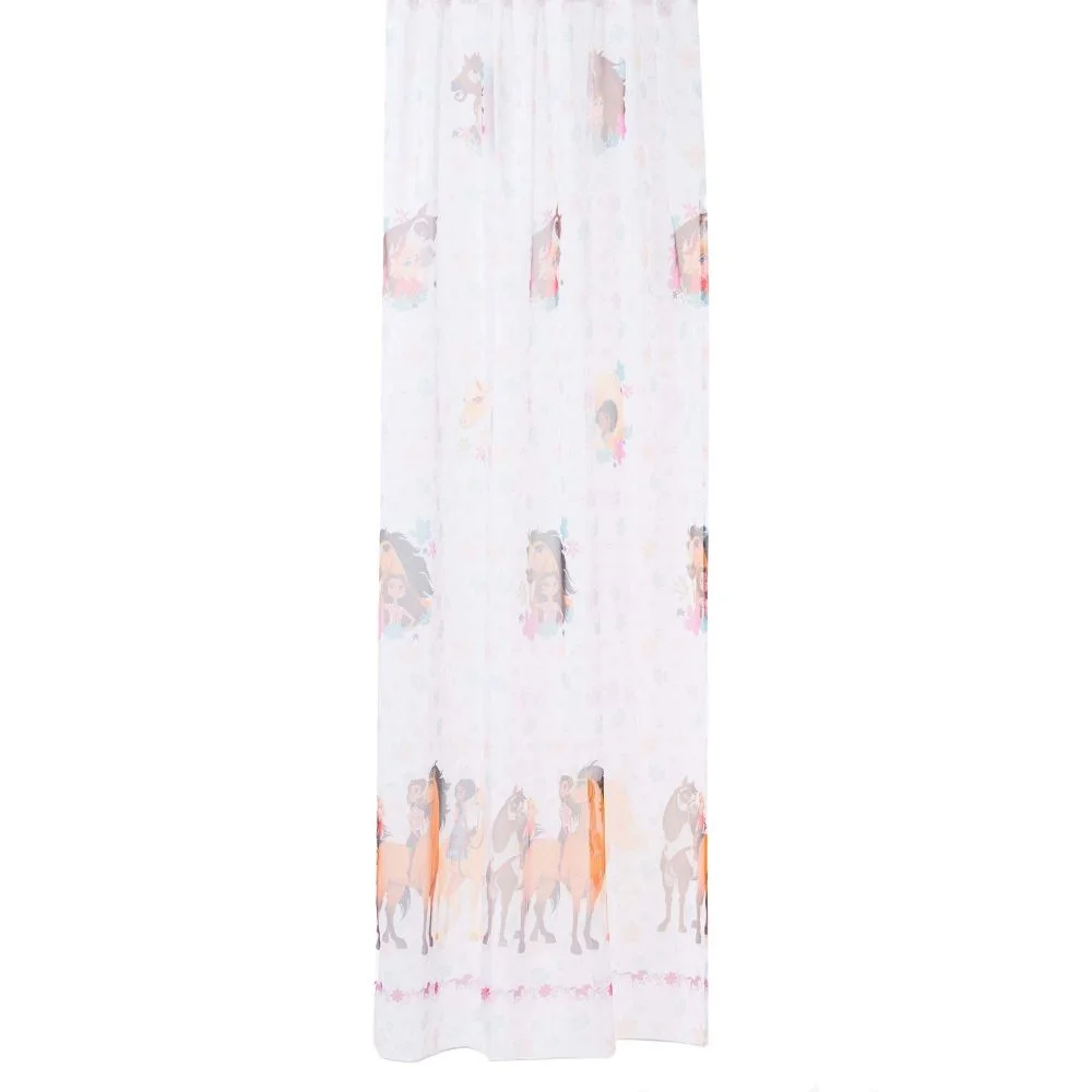 Perdea copii, 140 x 245 cm, Spirit, alb/roz