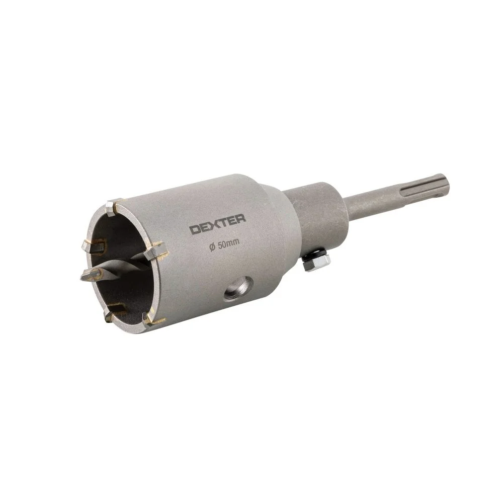 Carota beton SDS Plus 50 mm cu burghiu centrare Dexter