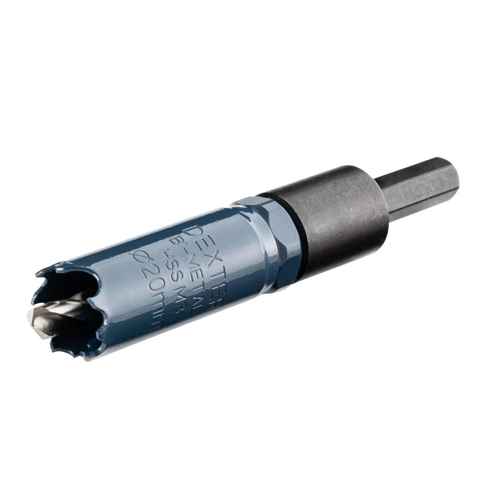 Carota bimetal 20 mm cu burghiu centrare Dexter