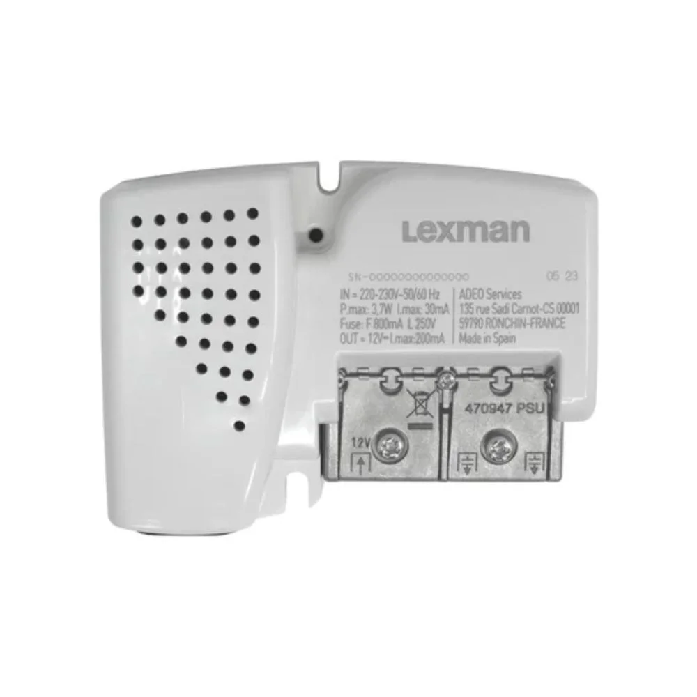 Unitate de alimentare pentru amplificatoare TV Lexman, 12V, 2 iesiri