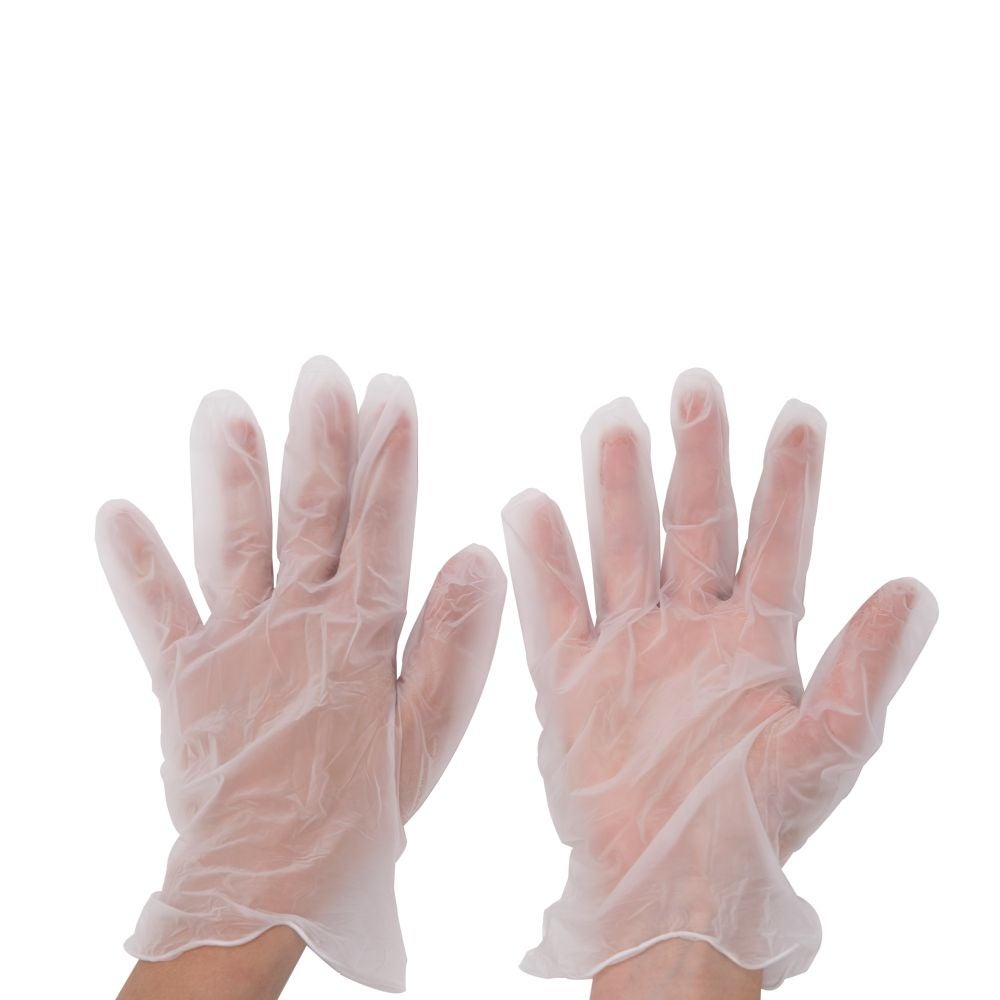 Manusi protectie, vinilin, marimea 10 (XL), transparente, set 50 perechi