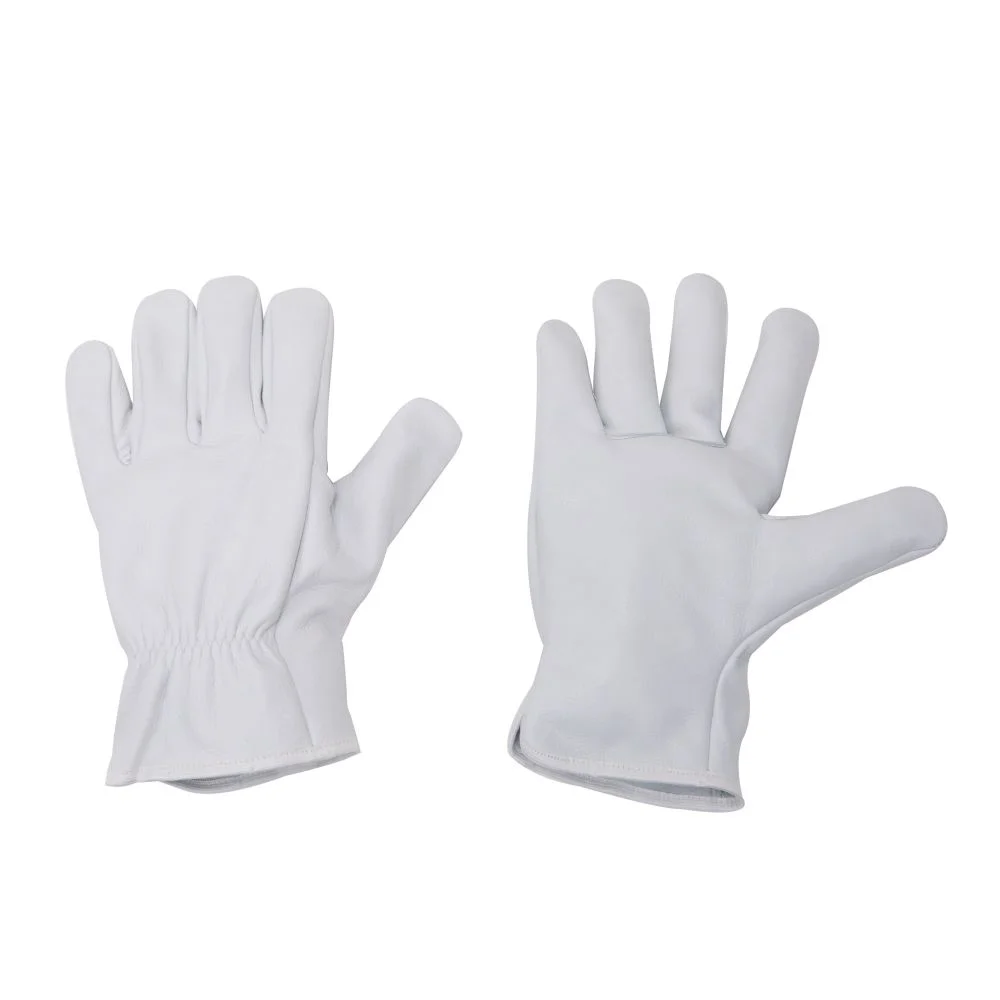 Manusi protectie piele Dexter, marimea 11(XXL), albe