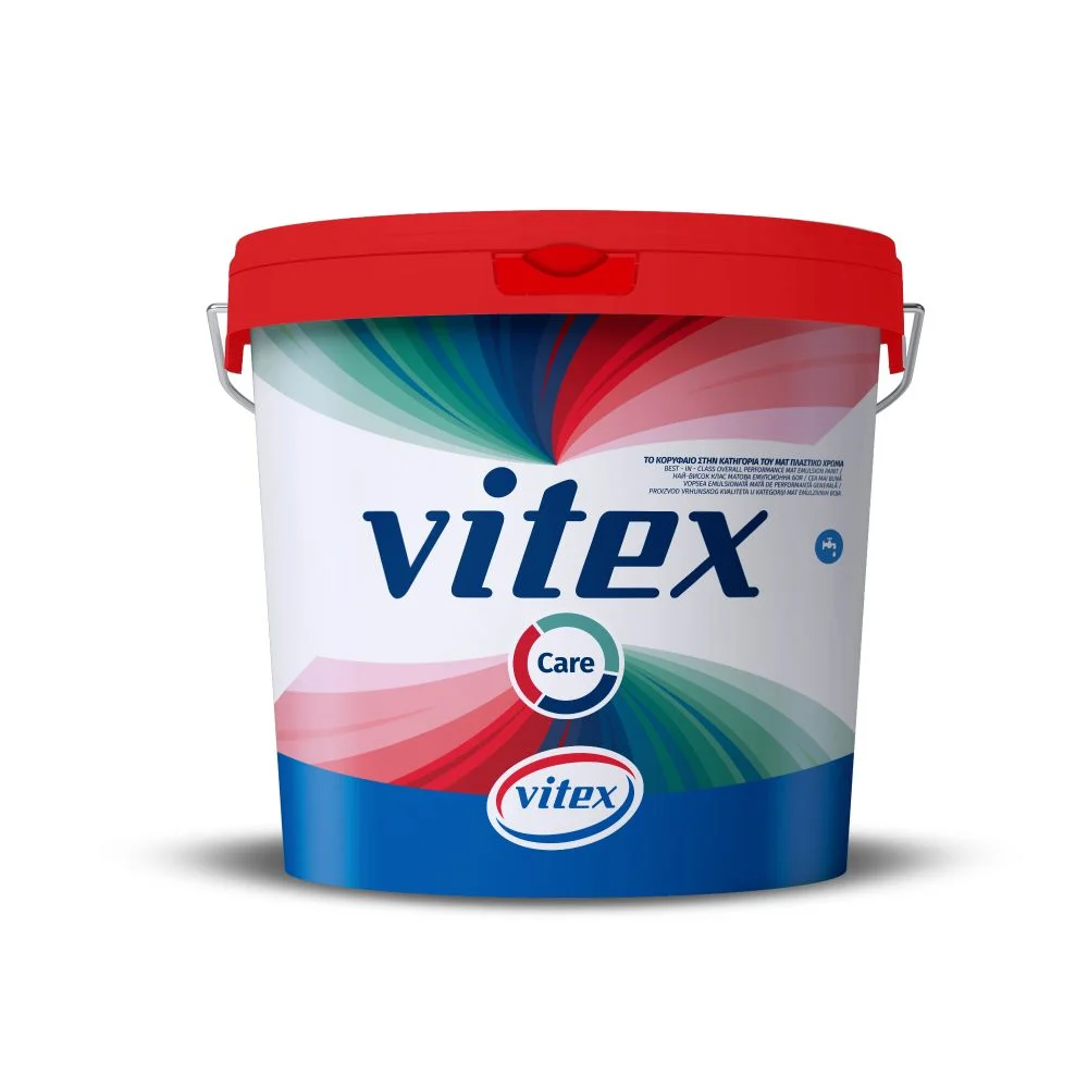 Vopsea ultra-lavabila alba Vitex Care, de interior, 3 L, aspect mat
