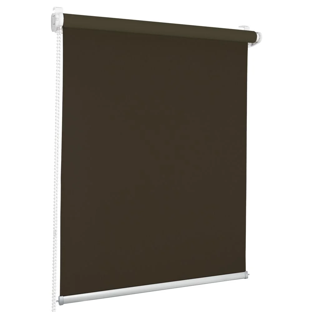 Roleta textila opaca, Blackout, 35 x 150 cm, maro