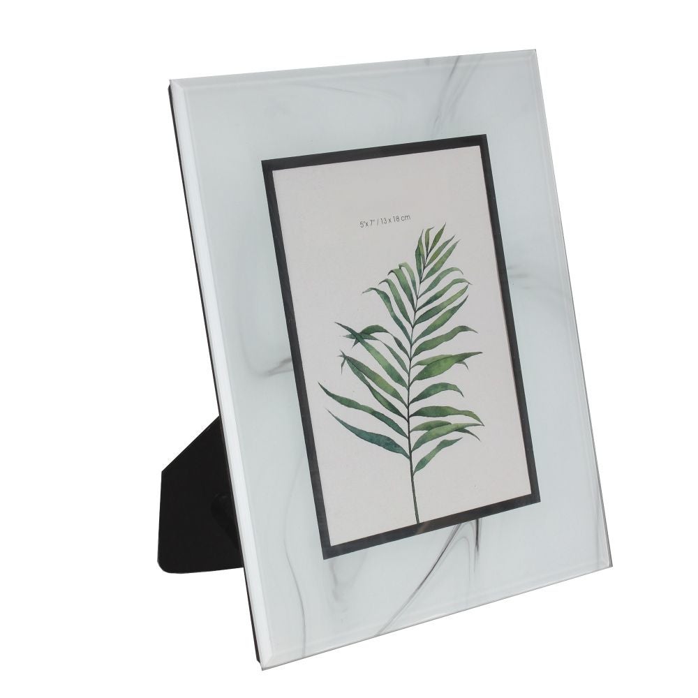 Rama foto Inko, 18 x 23 cm, sticla, aspect marmura