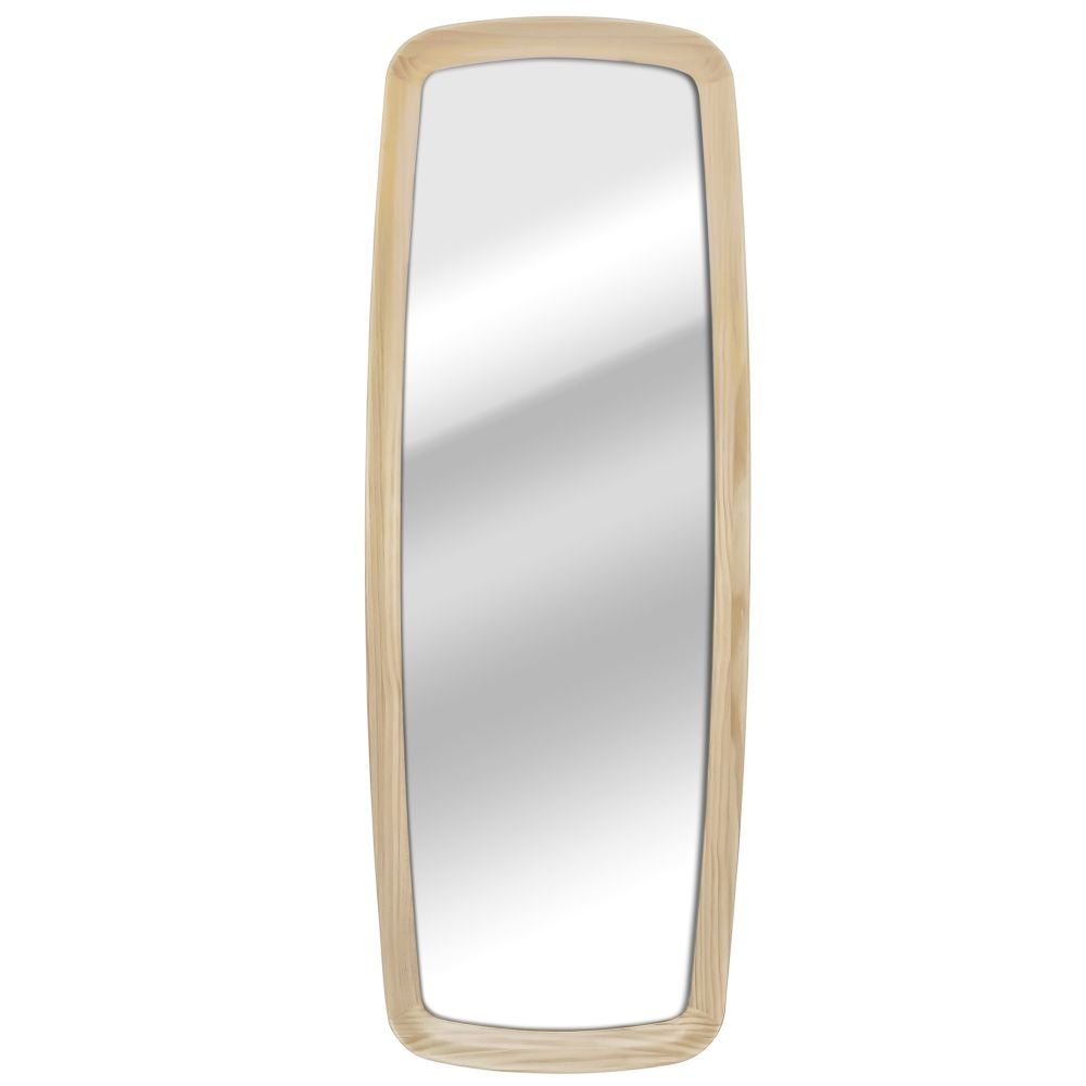 Oglinda decorativa Inspire Scandi, 43 x 119 cm, rama lemn, stejar