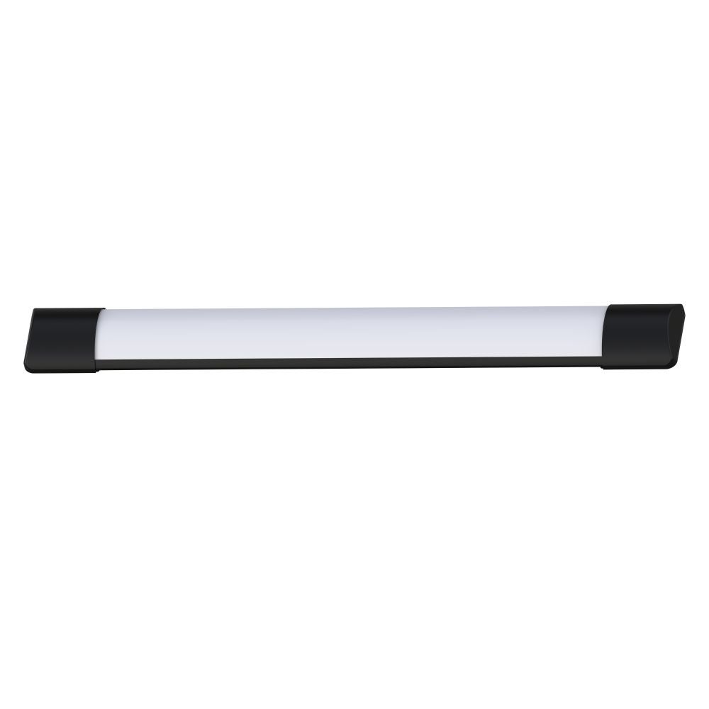 Rigleta LED Okha, 1500 lm, lumina neutra, IP20, L 60 cm, negru