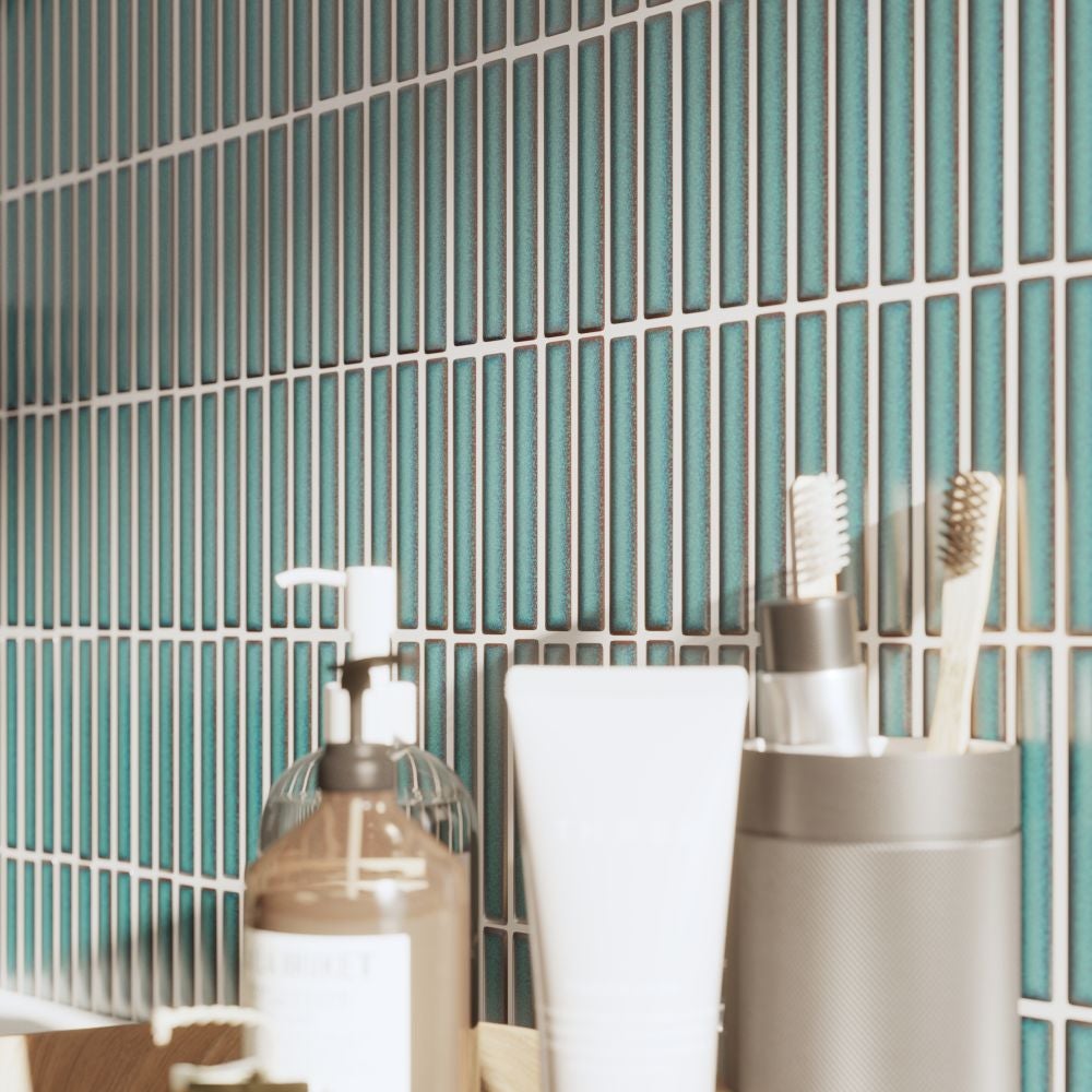 Mozaic din ceramica 28 x 30.6 cm, Artens Citia, albastru