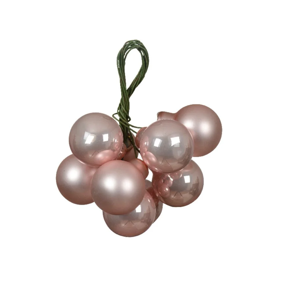 DECORATIUNE GLOBULETE roz 2CM