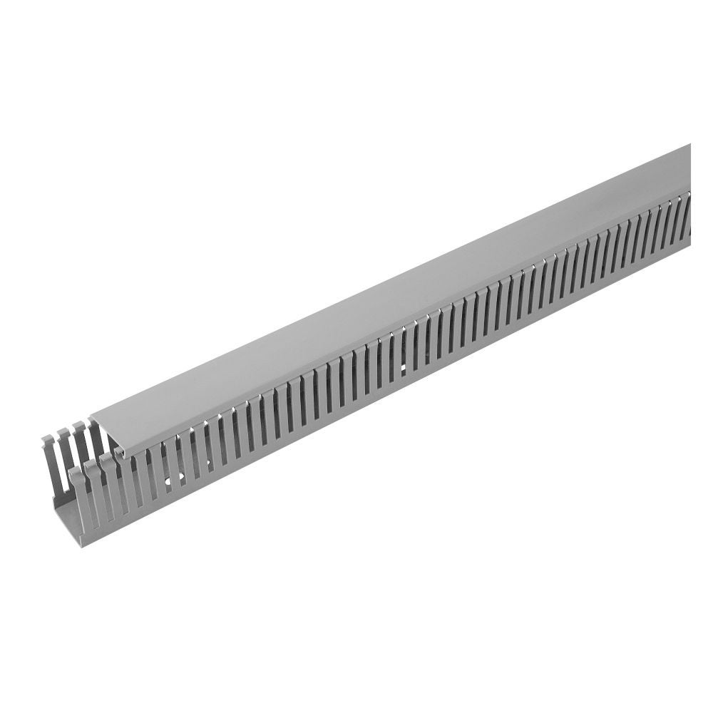 Canal cablu perforat, 40 x 60 mm, L=2 m, gri