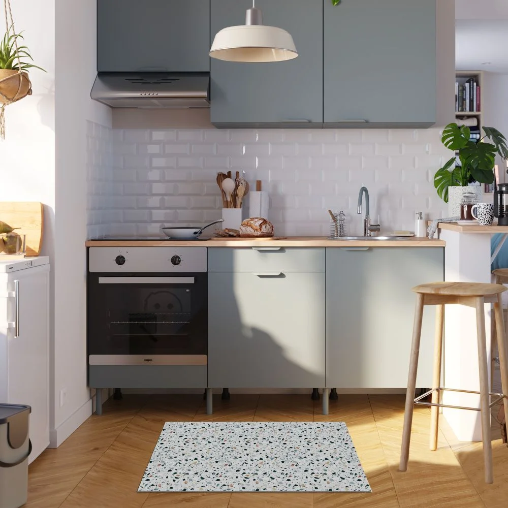 Covoras de bucatarie Inspire Renatie, din PVC, 50 x 80 cm, multicolor