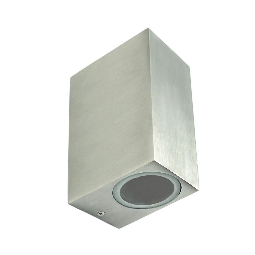 Aplica inox de exterior, orientare sus/jos, 2 x GU10, IP 44, Boston