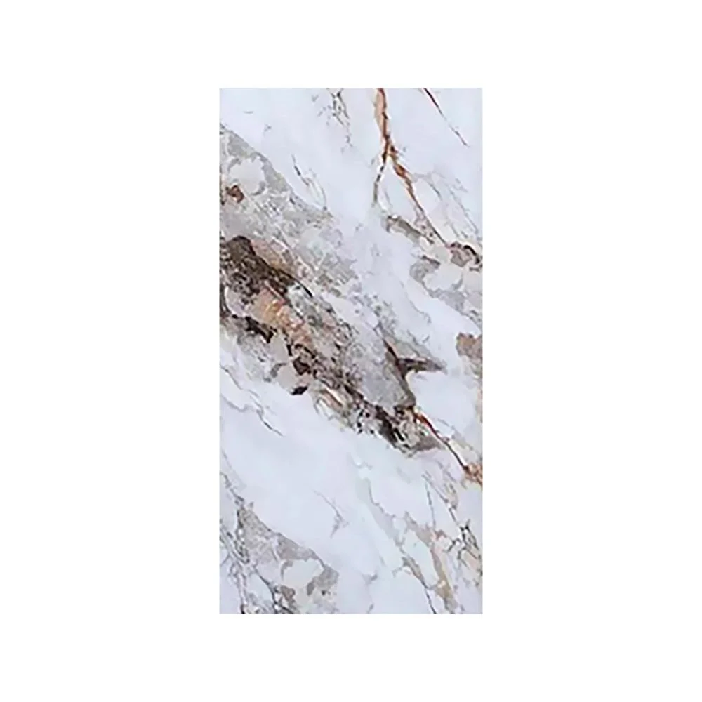 Set 6 panouri decorative autoadezive pentru perete, model marmura alb ...