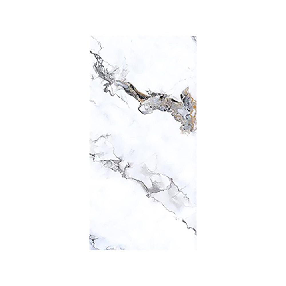 Set 6 panouri decorative autoadezive pentru perete, model marmura alb ...