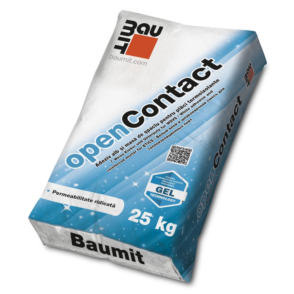 Adeziv si masa de spaclu Baumit OpenContact, 25 kg