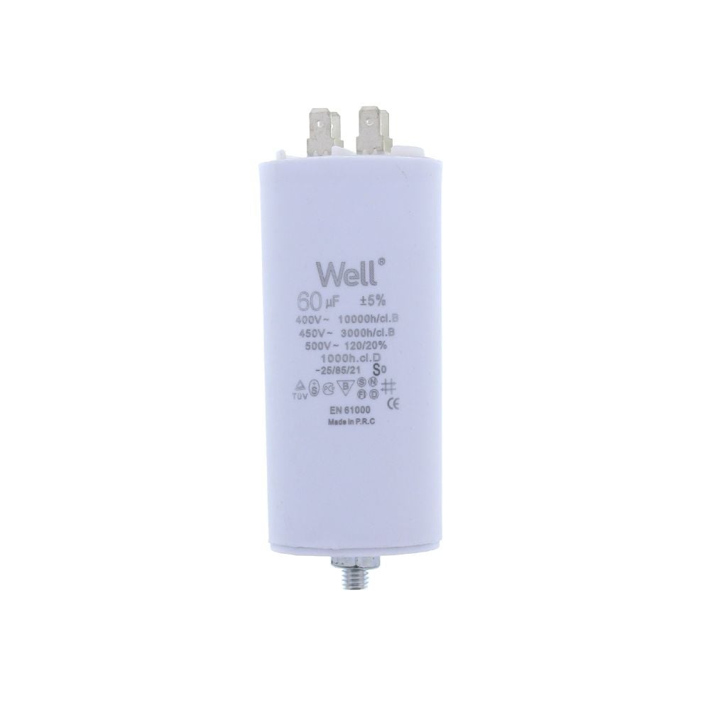Condensator pentru motor cu pin, 60 µF