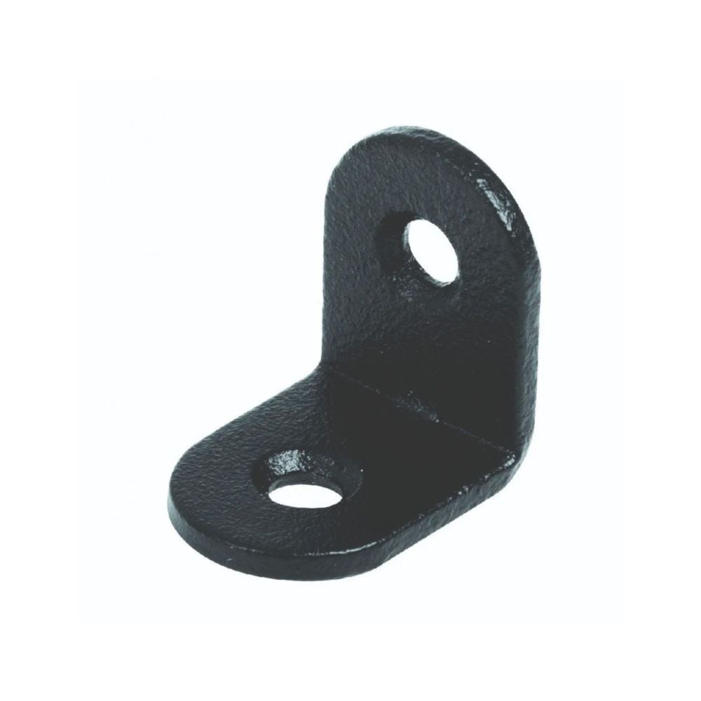 Coltar metalic, otel, 20 x 20 x 15 mm, negru