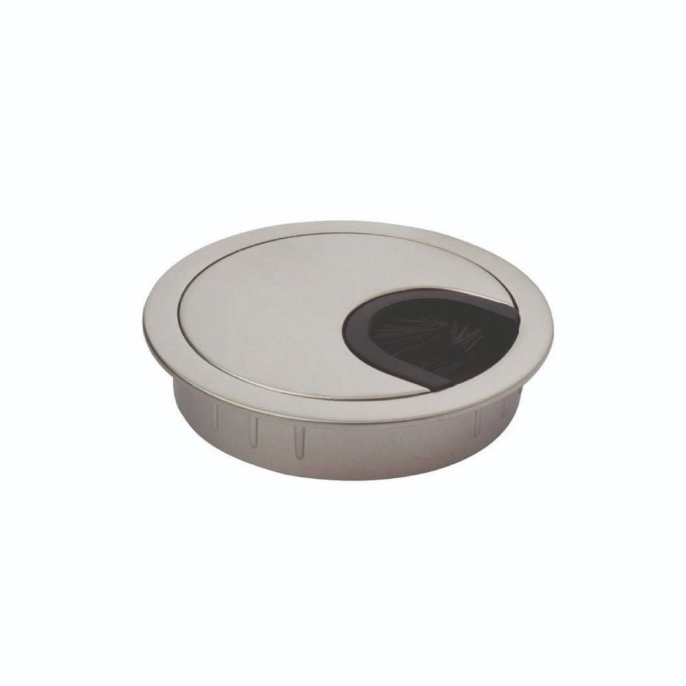 Suport trecere cabluri, metalic, Ø 60 mm, nichel