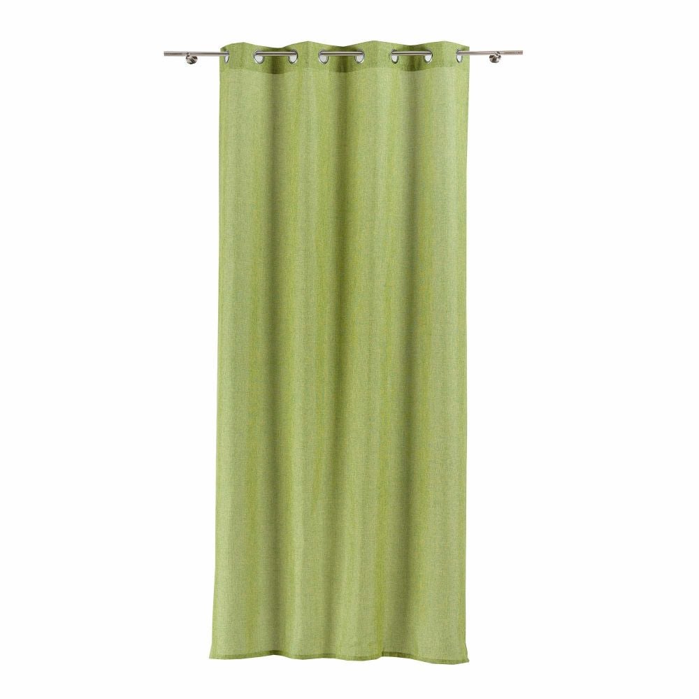 Draperie 140 x 245 cm Colin, cu inele, verde
