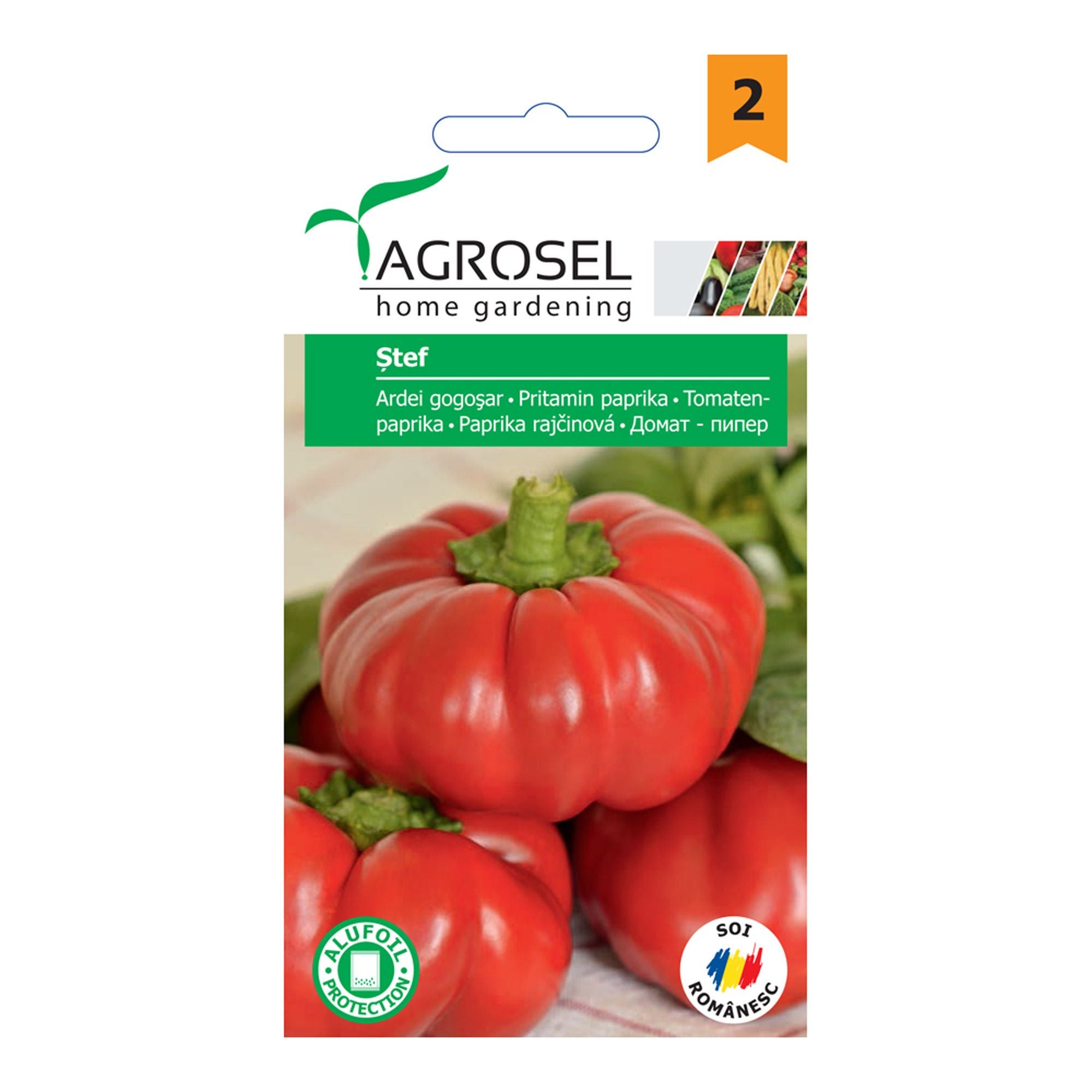 Seminte legume, ardei gogosar Stefan, Agrosel