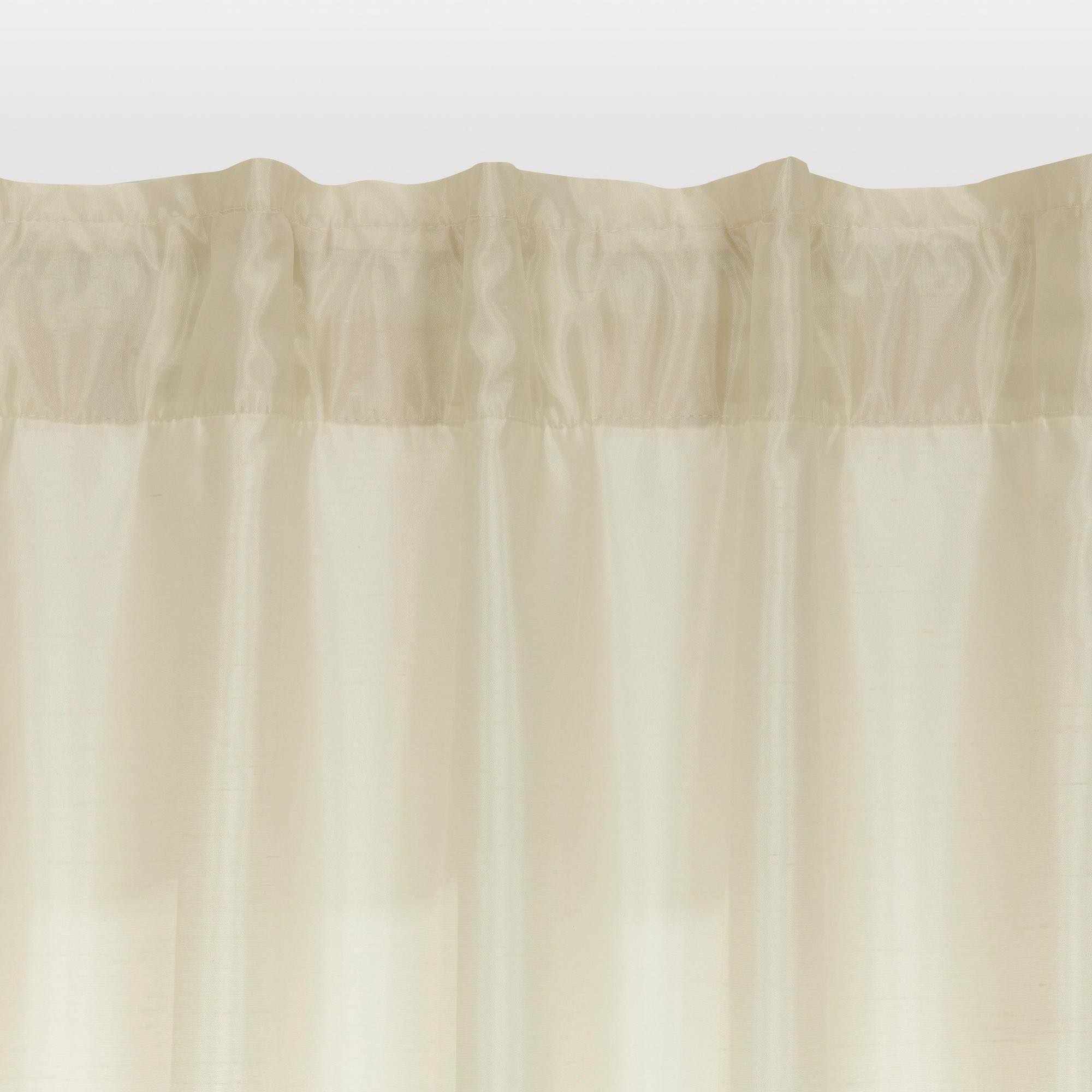 Draperie 200 x 280 cm Inspire New Silka, cu rejansa si bride, bej