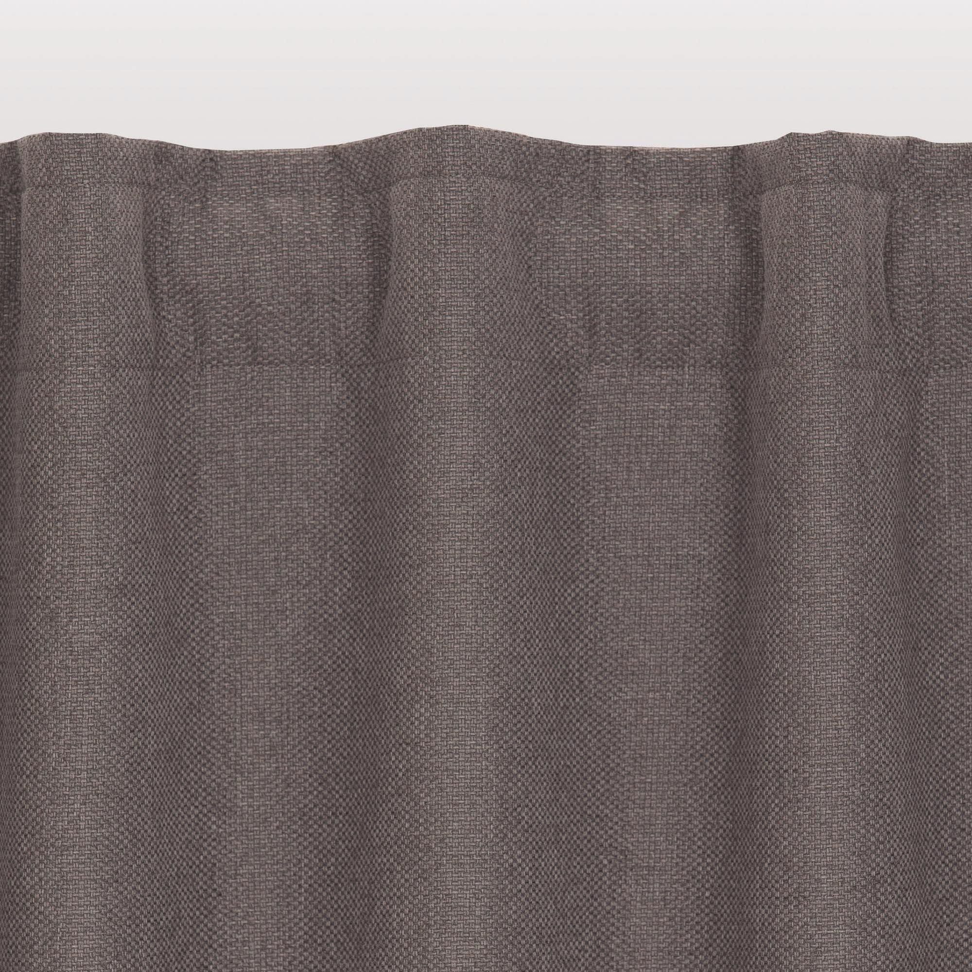 Draperie 200 x 280 cm Inspire Miami, cu rejansa si bride, maro