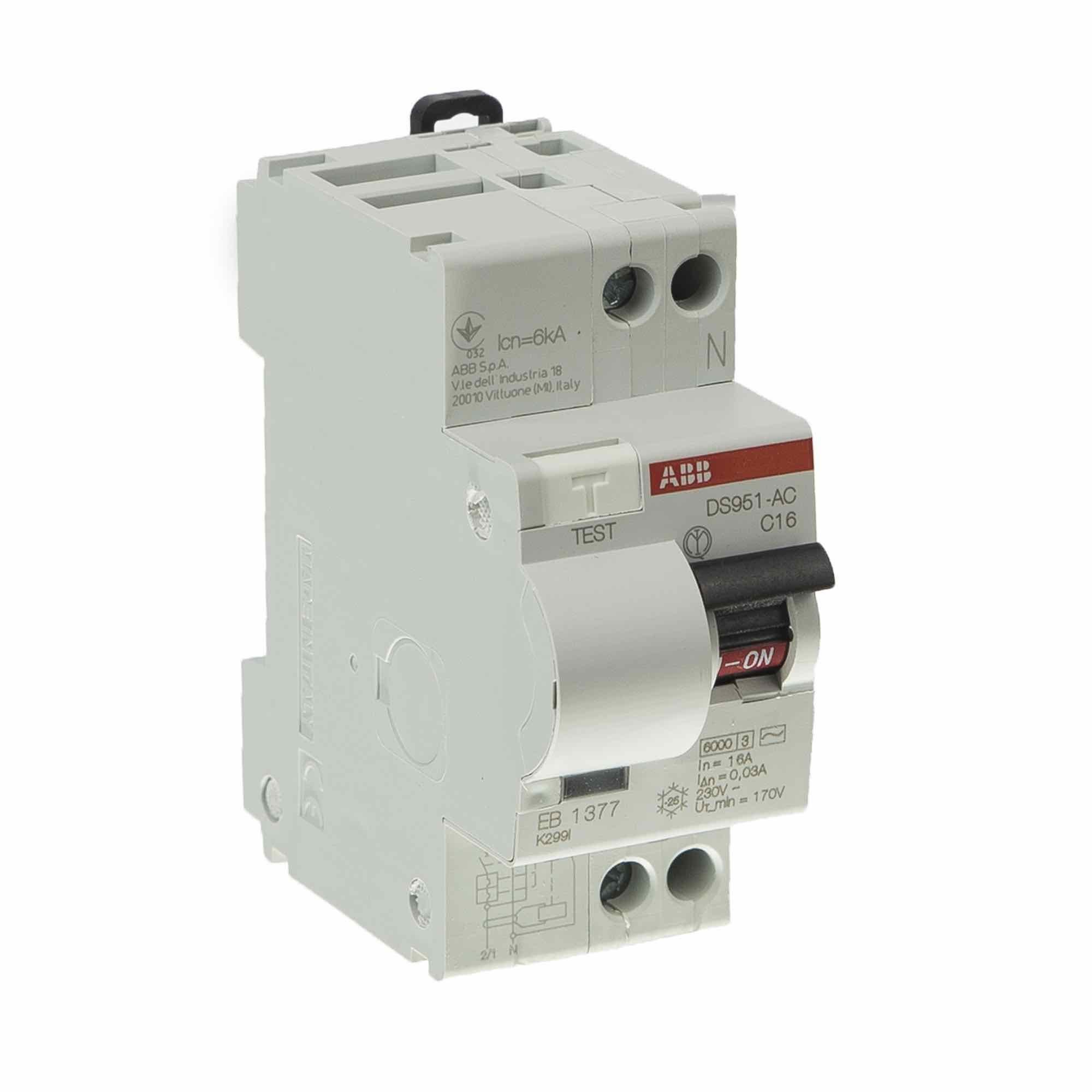 Disjunctor diferential 16A ABB