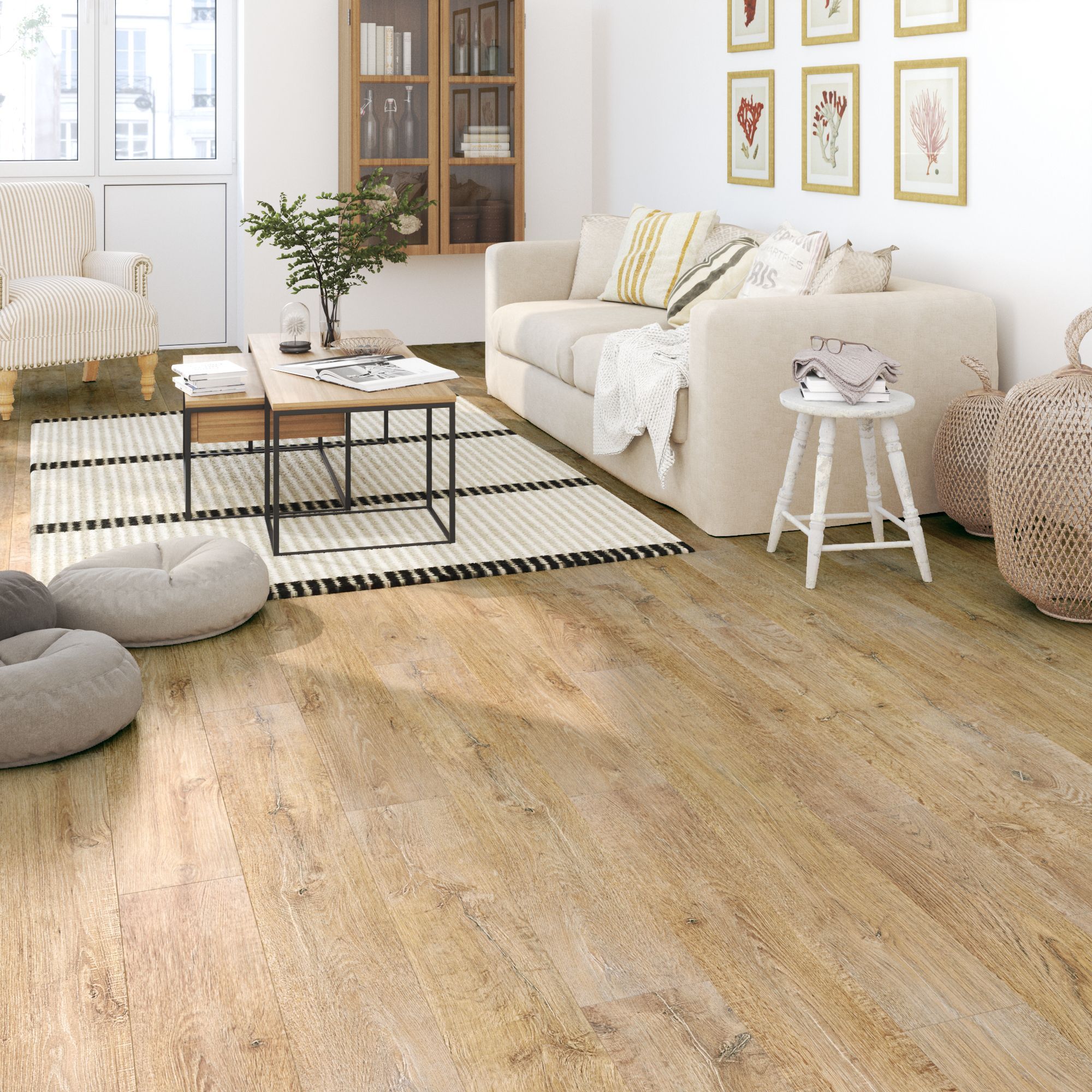 Parchet laminat stejar Ashto 8 mm forte