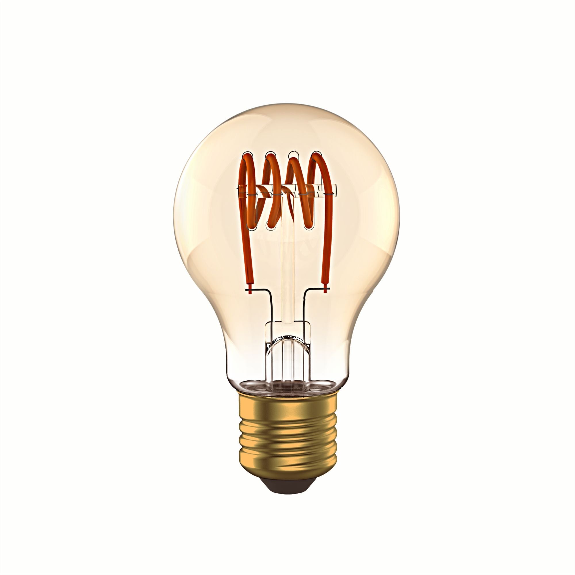 Bec LED decorativ, Lexman, E27, alb cald, 2700K, 6 W, 400 lm, tip bulb