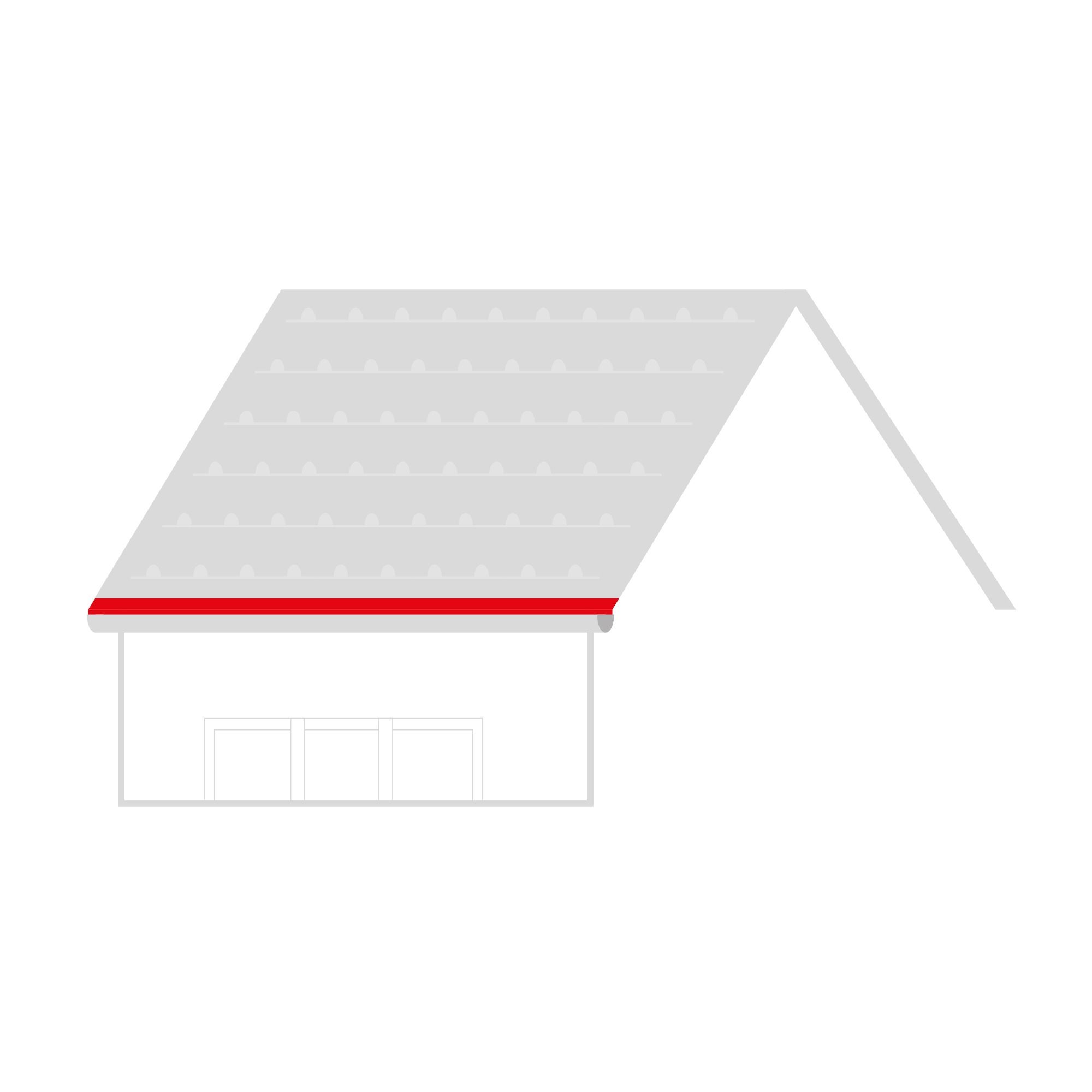 Sort jgheab, metal, 2000 x 172 x 0.5 mm, maro, lucios