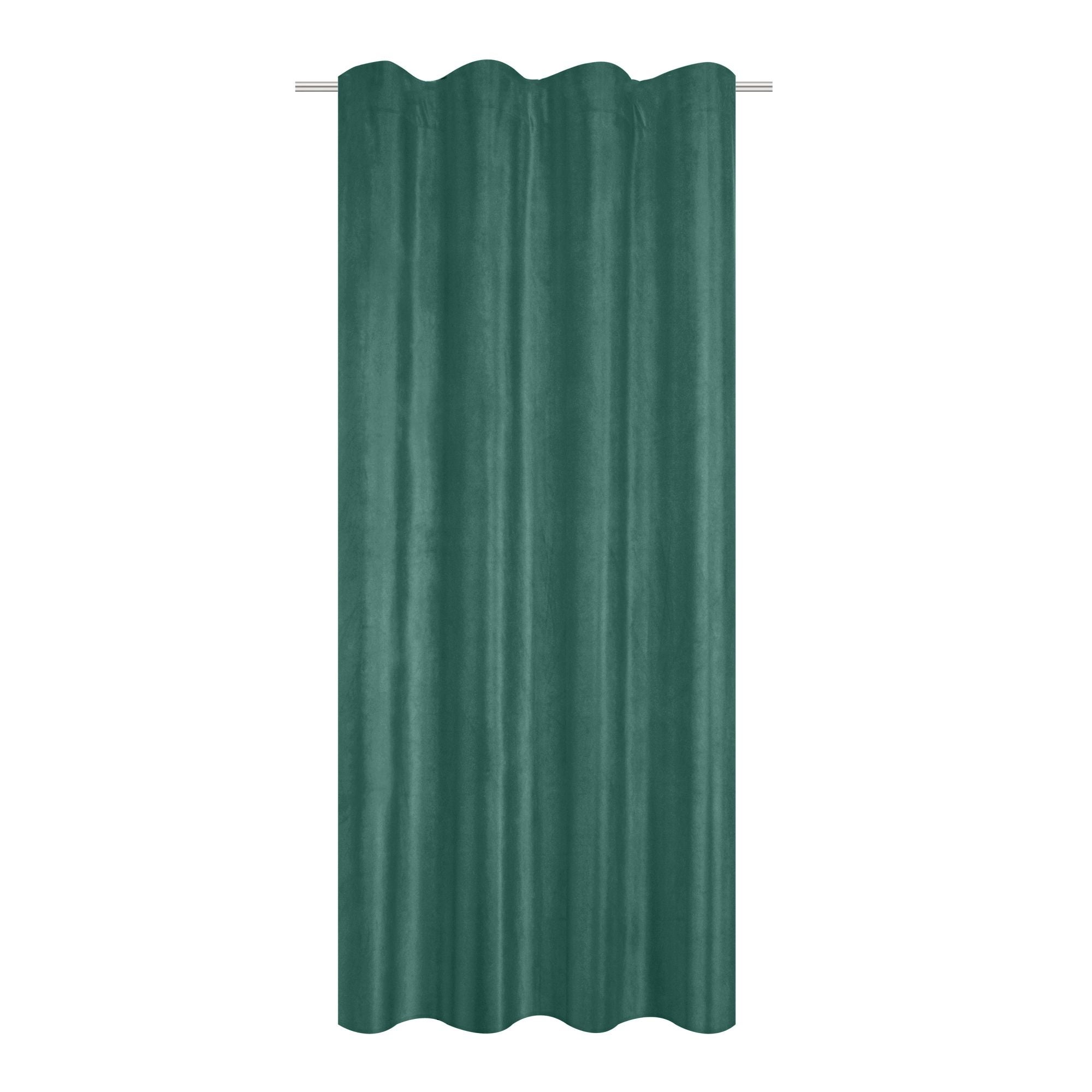 Draperie 140 x 280 cm Inspire Tony Exotic 1, cu inele, verde