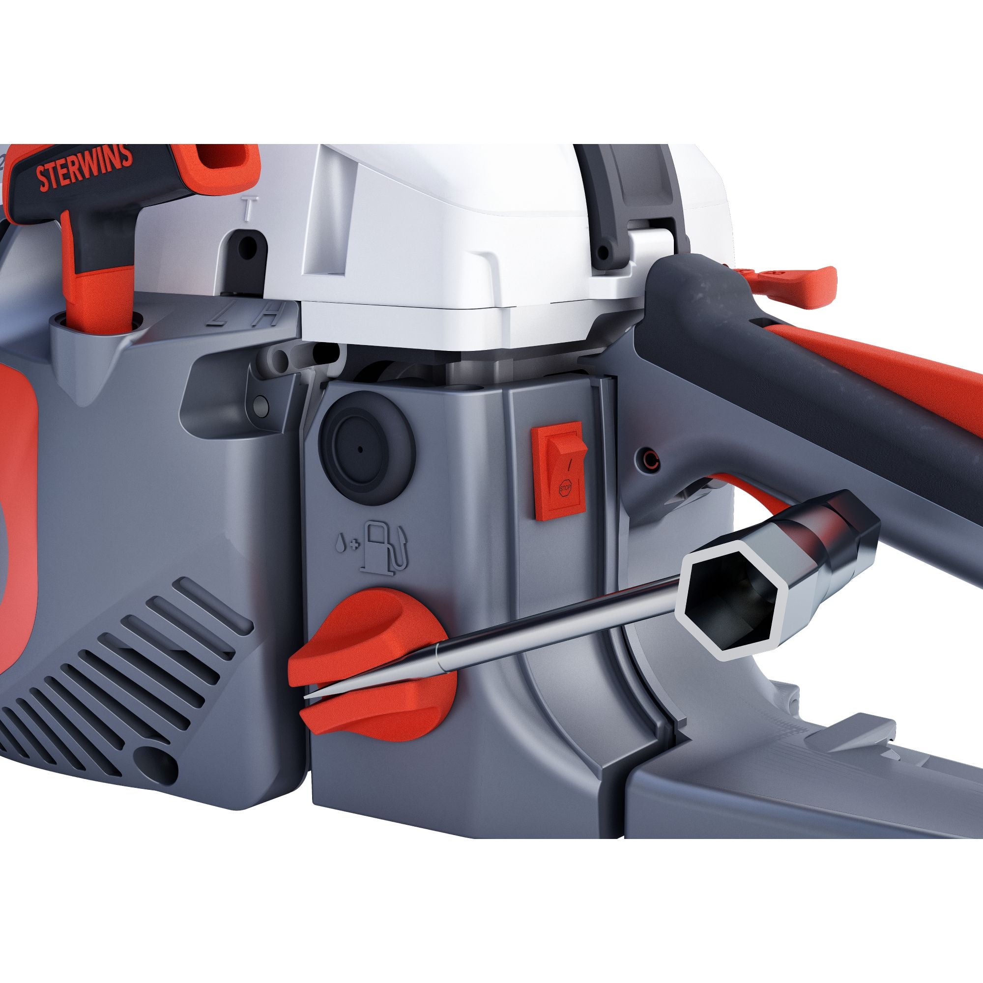 Motofierastrau pe benzina Sterwins, 2.3 CP, 1.7 kW, lama 45 cm