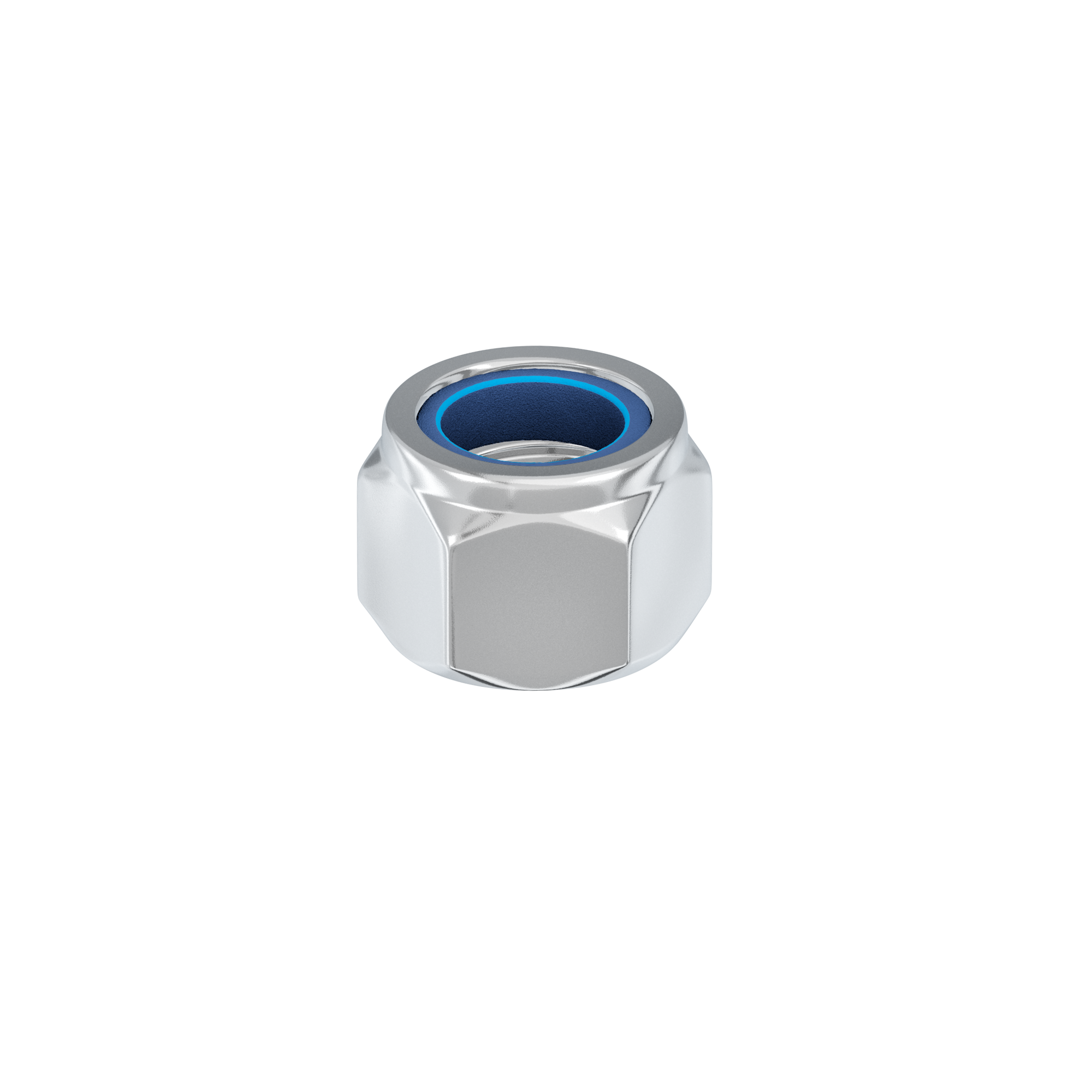 Piulite hexagonale cu autoblocare M8, otel zincat (10 buc)